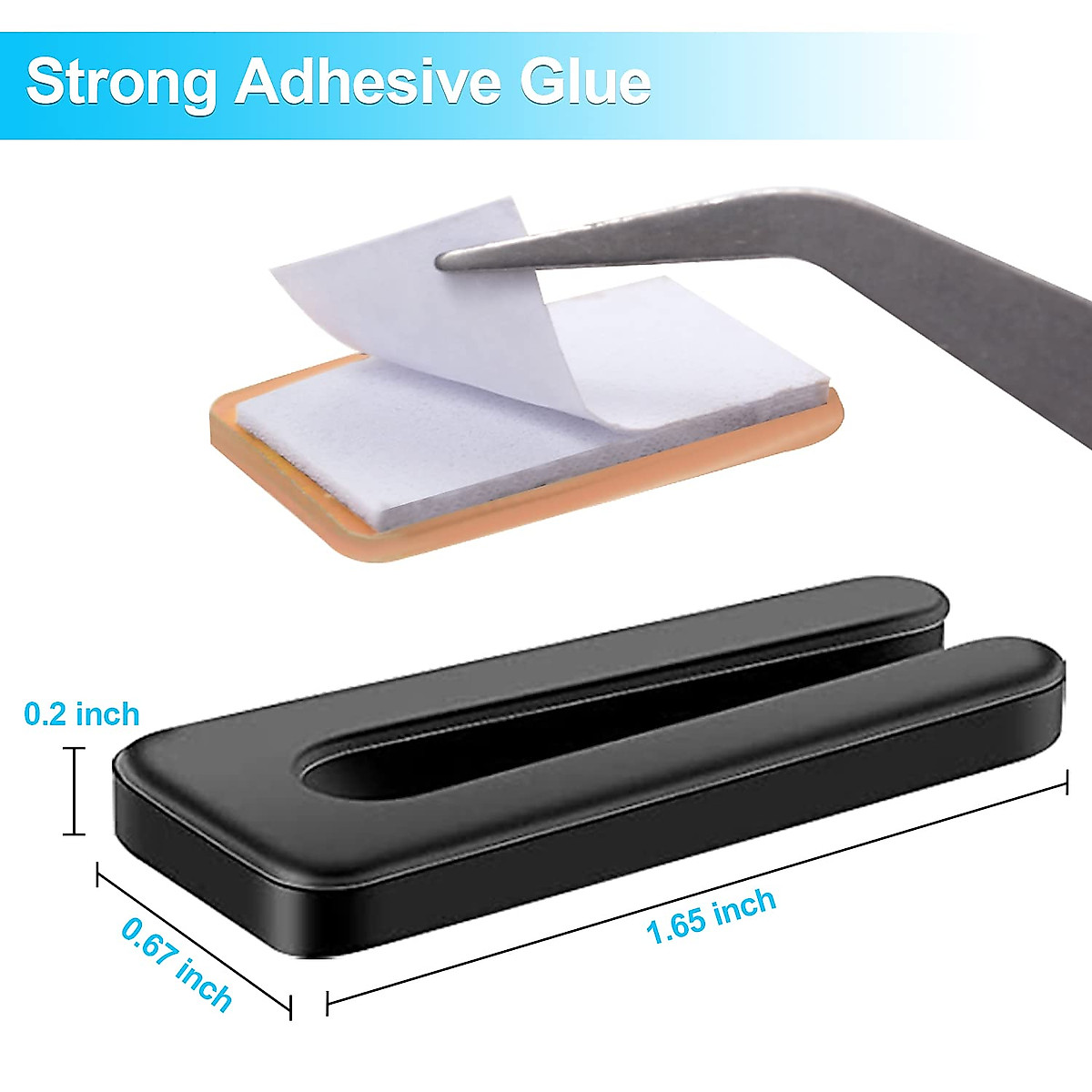 HFYHWT 20PCS Ceiling Fan Balancing Kit, 5 Sets High Calibration Blade Balance Tool Including 5 Pcs Resilient Clips and 15 Pcs Metal Self-Adhesive 3G Weight