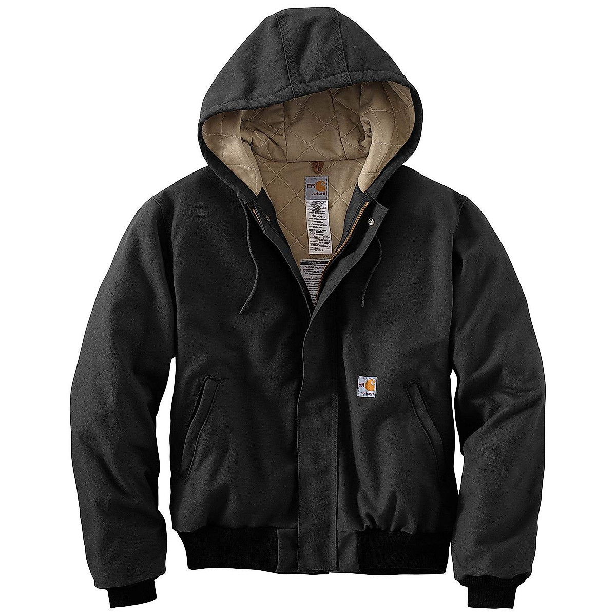 Carhartt mens Flame Resistant Duck Active Jacket (Big & Tall) work utility pants, Black, X-Large Big Tall US