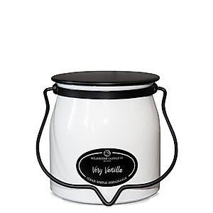Milkhouse Candle Company - Very Vanilla - Creamery Collection - 16oz Single Cotton Wick Soy Candles with Beeswax - Long Burn Time, Made in The USA - Non Toxic, Premium Scented Candles