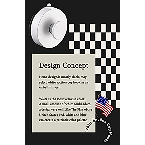 Suction Cup Hook (White) - Towel Hooks for Loofah Towels Coat Bathrobe - Shower Suction Hooks Heavy Duty for Glass Door Mirror Tile Windows - Waterproof,Reusable,2 PCS