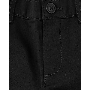 The Children's Place baby boys And Toddler Stretch Skinny Chino Pants Jeans, Black Single, 4T US