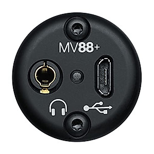 Shure MV88+ Video Kit - Digital Stereo Condenser Microphone for Apple and Android, with Manfrotto PIXI Tripod, Phone Clamp, Mount, iOS and USB-C Cables for Next-Level Compatibility and Connectivity