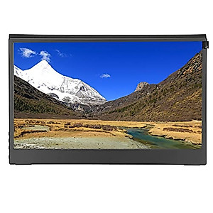 13.3 Inch Gaming Monitor, Portable Monitor Full HD 1080P Multiple Display Modes HDR Technology for Computer for Mobile Phone for Laptop 