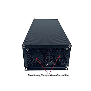 DC Power Supply, Single Output AC to DC 1500W 27V 55a Adjustable for Charging Battery Laboratory 12V Volt Power Supply Unit,Electroplating DIY(15V_1500W)
