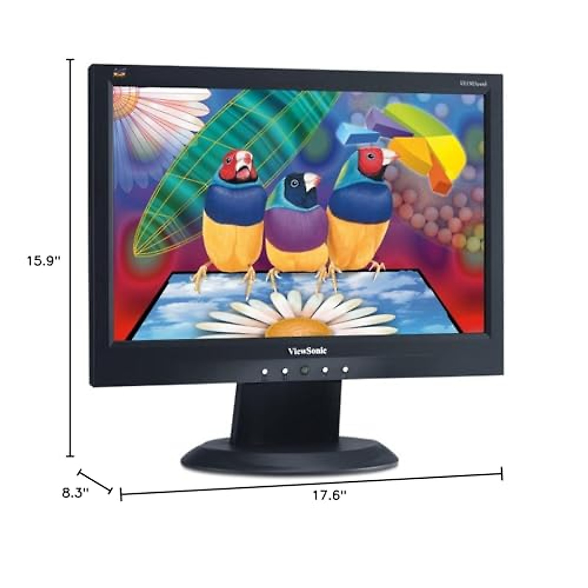 ViewSonic VA1903wmb 19" Wide LCD Monitor,Black
