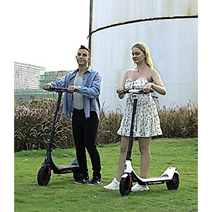 MEGAWHEELS Electric Scooter Adults, 9" Pneumatic Tubeless Tires, 15.5 Miles Range with 250W Motor, 15.5MPH Foldable Commuting E Scooter for Adults