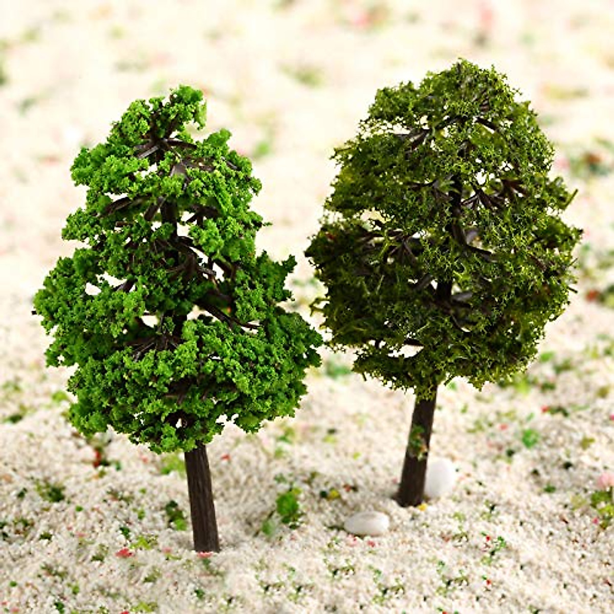 70pcs 3-9cm Model Trees HO Scale Layout, Model Train Scenery Architecture, Railroad ArchitectureModel Train Scenery Architecture, Railroad Architect Diorama Tree for DIY Scenery Landscape, Mixed Color