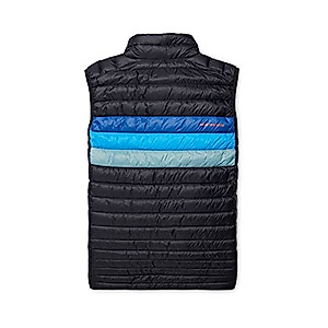 Cotopaxi Fuego Down Vest - Men's Black & Pacific Stripes X-Large