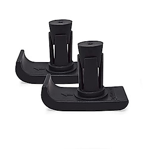 Top Glides Flexfit Universal Walker Ski Glides (Black)