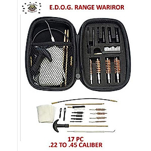 EDOG Range Warrior 27 Pc Gun Cleaning Kit - Compatible with Sig Sauer P238 - Schematic (Exploded View) Mat, Range Warrior Universal .22 9mm - .45 Kit & Tac Book Accessories Set