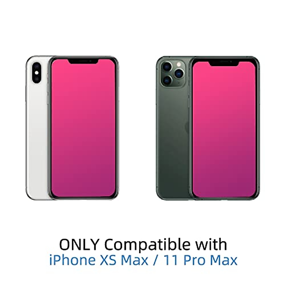 EGKimBa Privacy Screen Protector compatible with iPhone 11 Pro Max/iPhone XS Max, 6.5 inch Gradient Colorful Electroplated Anti-Spy Anti-Blue Light Easy Installation Tempered Glass