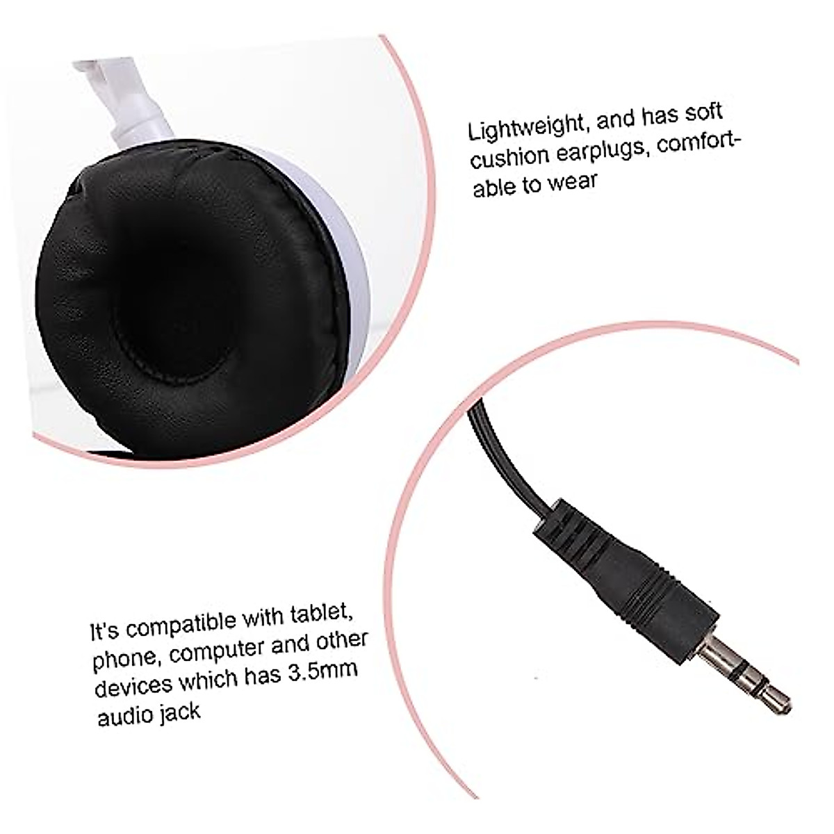 SWOOMEY Stereo Headphones Wired 1pc 's Headphones Noise Cancelling Headphones Noise Cancelling Headphones Headphones Stereo Headphones Wired Stereo Music Headset