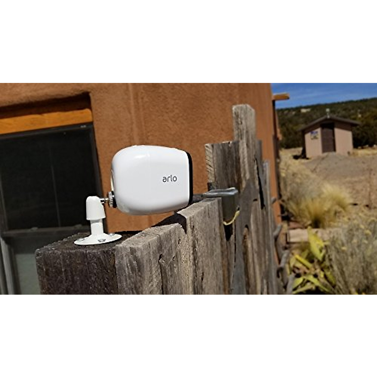 SERMICLE Security Wall Mount for Stick Up Cam Wired/Batter, Metal Security Camera Bracket for Oculus Sensor,Arlo, Arlo Pro, 360° Rotation 1/4" Screw (3 Pack,White)