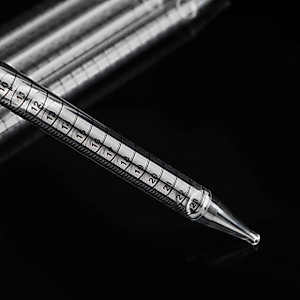 Eowpower 20 Pack 25ml Disposable Sterile Serological Pipettes with Graduated, Individually Packaged