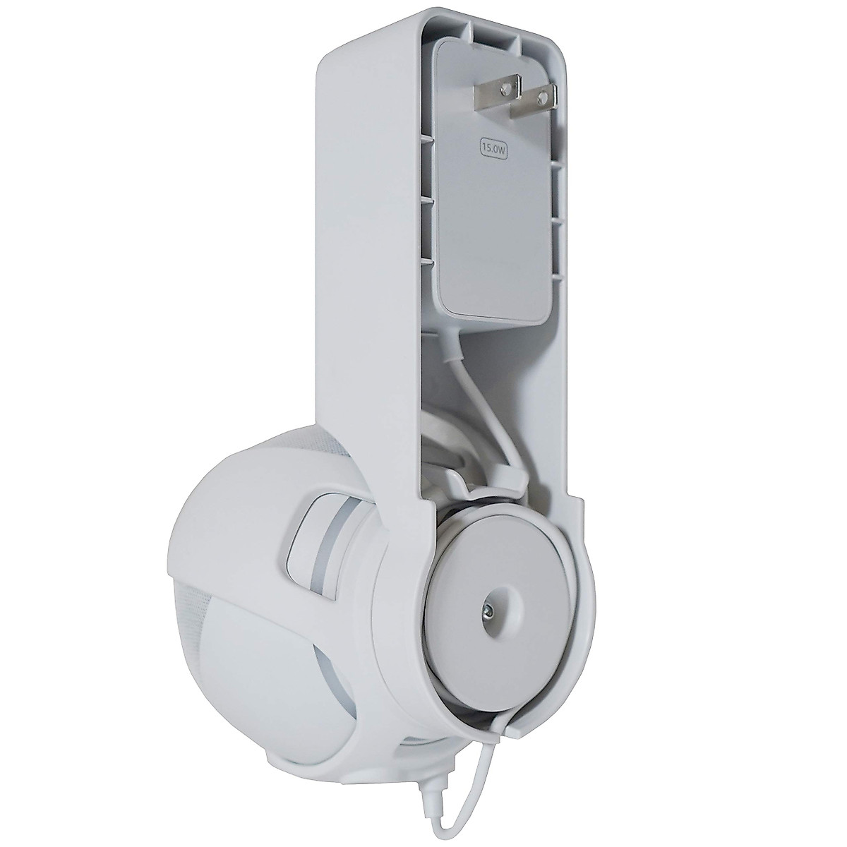 Made For Amazon Outlet Hanger, White, for Echo Dot (4th generation)