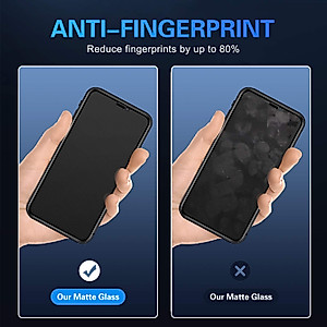 Keegud Matte Privacy Screen Protector for iPhone 11/XR Tempered Glass [Anti Spy] [Anti Glare] [Anti Fingerprints] 9H Film Full Coverage – 6.1 Inch