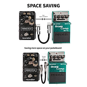 Ghost Fire Guitar Patch Cable, Guitar Pedal Cables,Instrument Effects Pedal Patch Cables for Guitar Effects Pedal Board (6 inch-3 Pack)