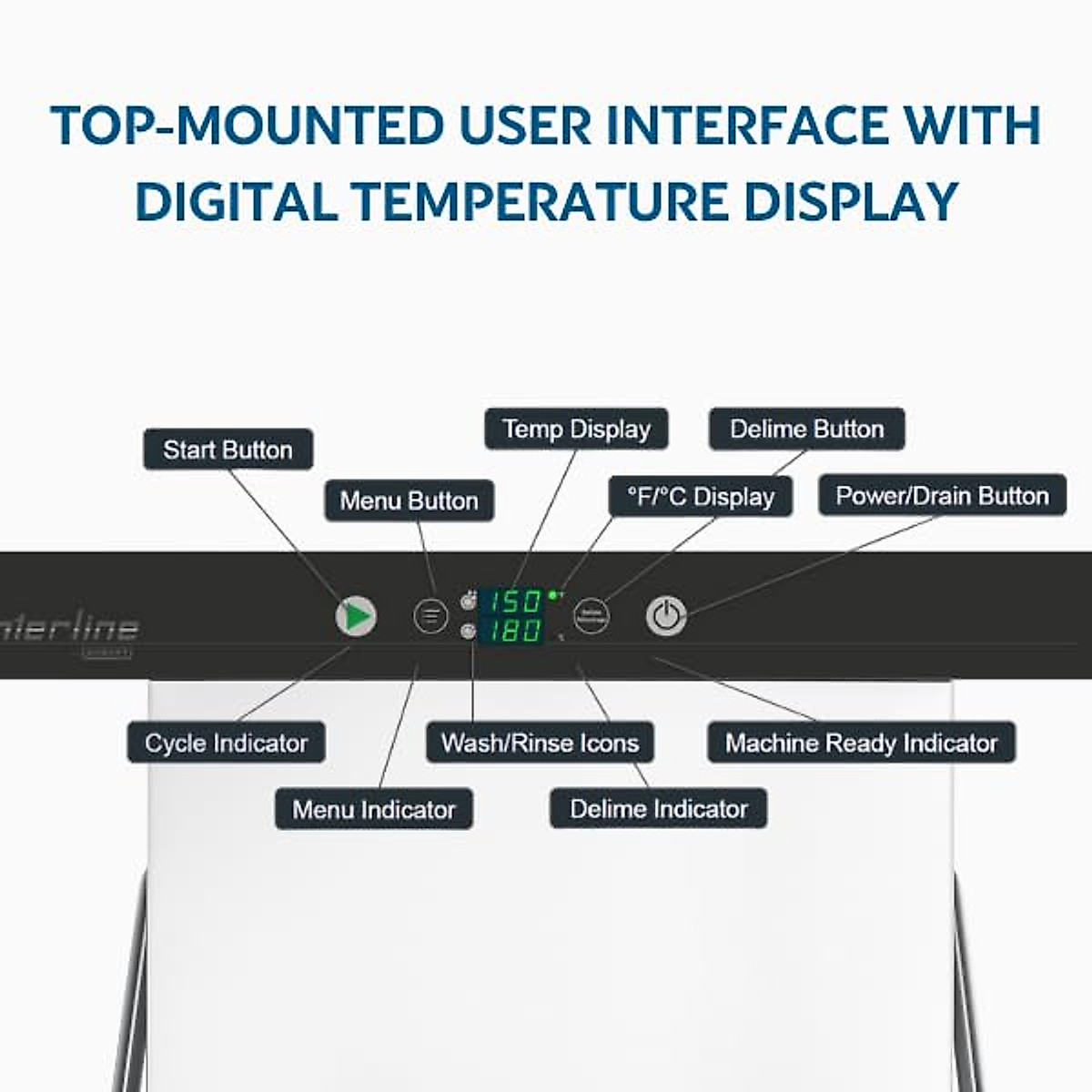 Hobart Centerline CDL-1 dishwasher low temp door-type with chemical pump