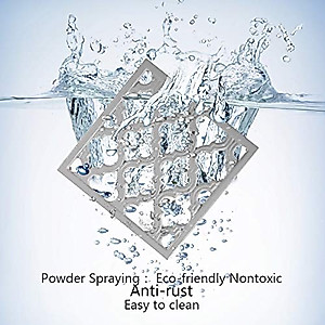 Square Cast Iron Trivet Gray Metal Trivets for Kitchen Dining, Hot Pot Holder Hot Pads for Table & Countertop - Heat Resistant Teapot Trivets