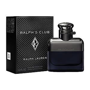 Ralph Lauren FRAGRANCES Ralph's Club - Eau de Parfum - Men's Cologne - Woody & Fresh - With Lavandin, Sage, Vetiver, and Cedarwood - Medium Intensity - 1 FL Oz