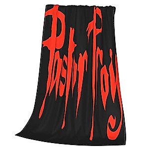 Flannel Blanket Pastor Troy Soft Lightweight Throw Blanket Warm Durable Sofa Couch Decor Beding 50"X40"