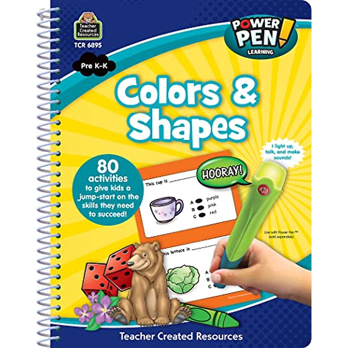 Teacher Created Resources Power Pen & Learning Books Set 1 - 2 Book Set - 6900