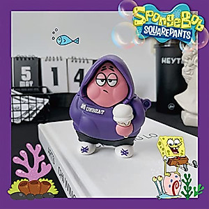 AirPods 2 / 1 (1st Generation 2nd Generation) Case, Patrick Star Cover, Protective Case, Shockproof,Supports Wireless Charging with Keychain, Cute, Soft Slim Cover, for AirPods 2nd Generation