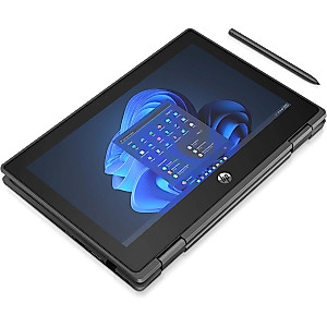 HP ProBook x360 11.6" Touchscreen Convertible 2 in 1 Notebook - HD - 1366 x 768 - Intel Pentium N6000 Quad-core (4 Core) - 8 GB Total RAM - 256 GB SSD - Windows 11 Pro - Intel UHD Graphics - Brig