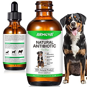 Natural Antibiotics for Dogs - Dog Antibiotics - Antibiotics for Dogs - Pet Antibiotics - Natural Antibiotics for Dogs - Organic Ingredients - Dog Multivitamin 60ml