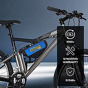 Airuxuan 36V 36V Battery 36V Ebike Battery 8Ah Electric Bike Battery 36V Lithium Battery with 2A Charger, T-Plug, XT60 Connector and BMS for 250-750W Electric Bicycles Motor