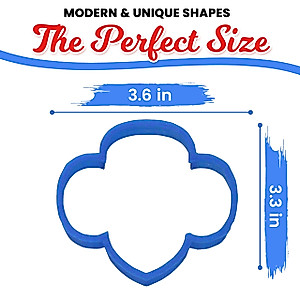 Trefoil Cookie Cutter 3.5 Inch - Hand Made in the USA