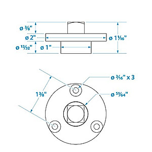 Seachoice Cast Bronze Marine Boat 2 In. Garboard Drain w/ Brass Plug