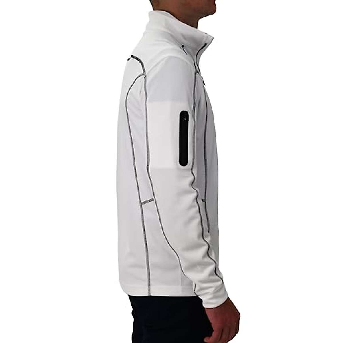 Columbia Omni-Wick Shotgun 1/4 Zip, White, Large