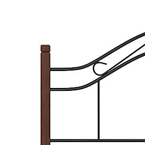 Hillsdale Furniture Hillsdale Matson Frame Full/Queen Headboard, Cherry/Black