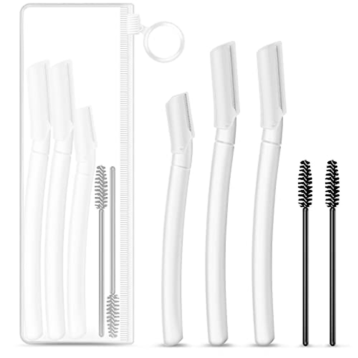 Eyebrow Razor, Facial Hair Shave Removal Razors, Multipurpose Exfoliating Dermaplaning Tool for Women face, Peach Fuzz, Leaving Soft Skin without Any Scratching