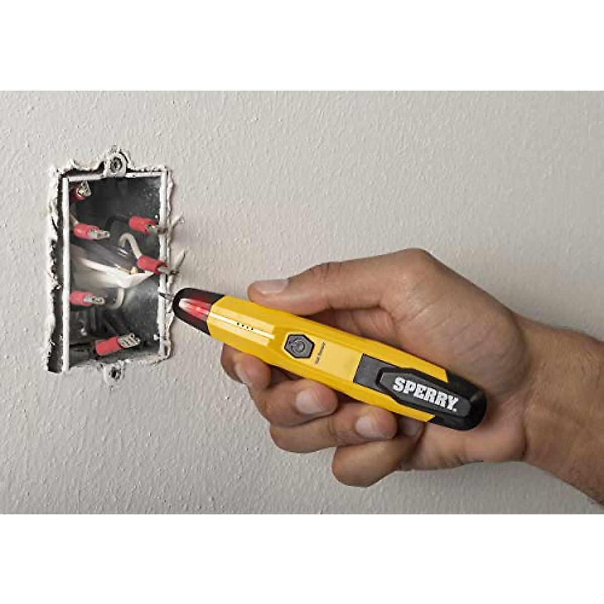 Sperry Instruments STK001 Non-Contact Voltage Tester (VD6504) & GFCI Outlet / Receptacle Tester (GFI6302) Kit, Electrical AC Voltage Detector, Yellow & Black