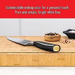 Zwilling All Star 8-inch Bread Knife, Cake Knife Razor-Sharp German Knife, Made in Company-Owned German Factory with Special Formula Steel perfected for almost 300 Years, Gold Matte End Cap