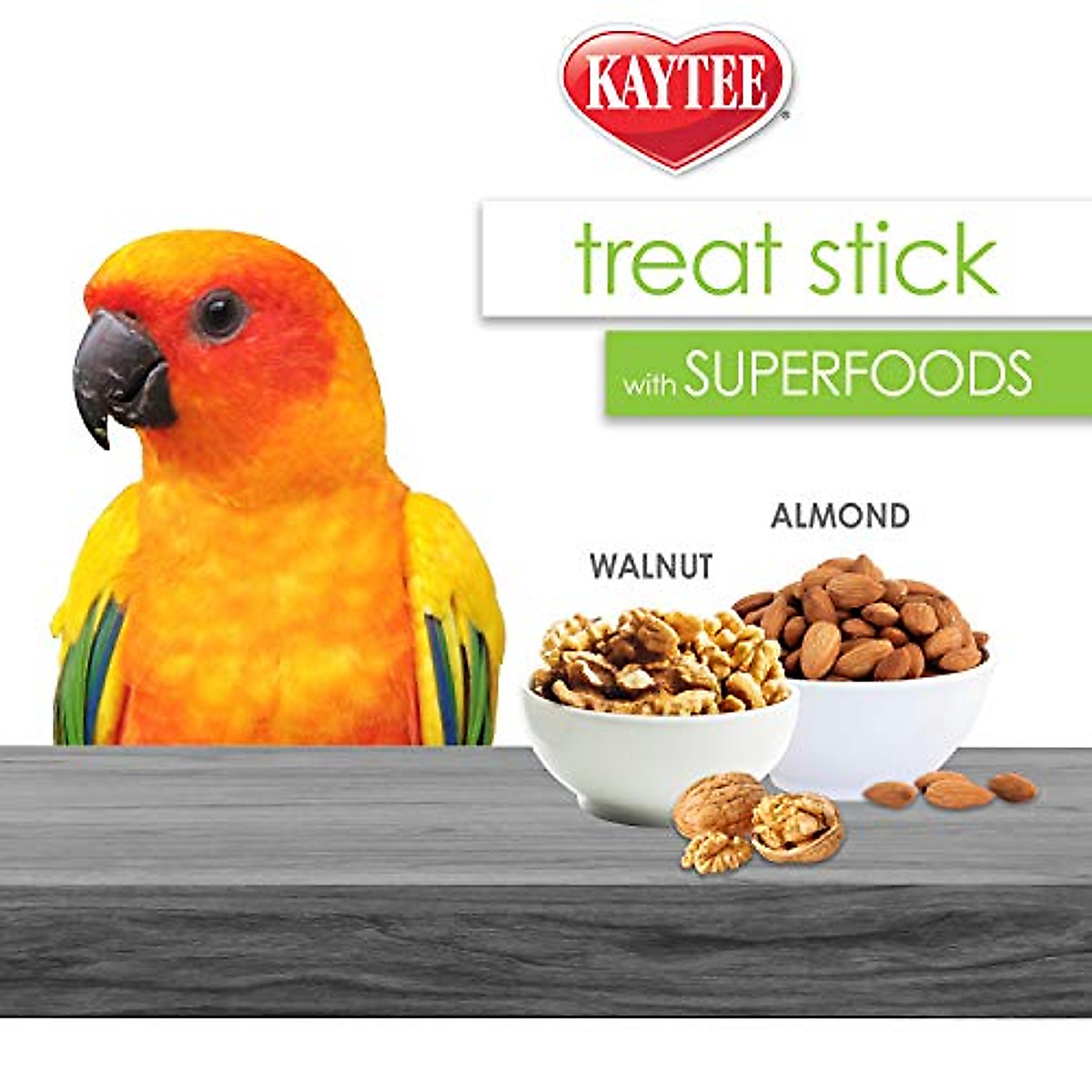 Kaytee Avian Superfood Treat Stick Almond & Walnut 5.5 Ounces