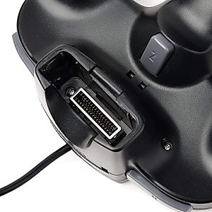 miadore N64 Classic Controller, Retro N64 64-bit Remote Gamepad Joystick for N64 Console Video Game System (Black)