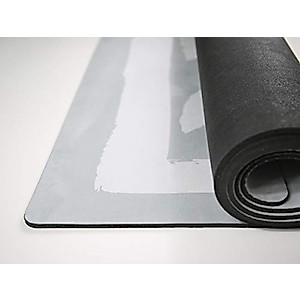 Tribe West Large, Stylish Playmat | Microfiber Suede and Durable, Eco-TPE (Mali Grey)