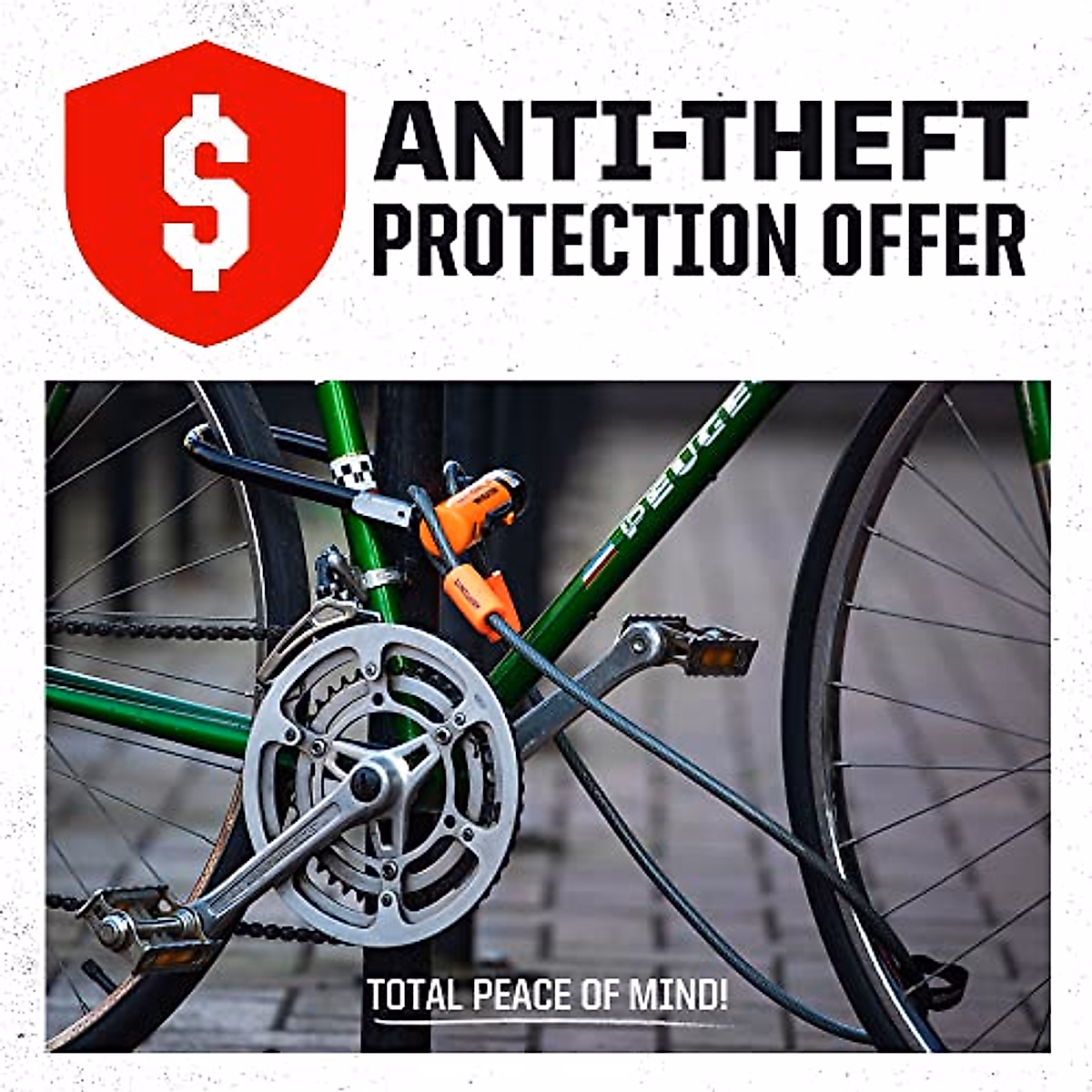 Kryptonite Keeper 785 Bike Chain Lock, 2.8 Feet Long Heavy Duty Anti-Theft Bicycle Chain Lock with Keys for Bike, Motorcycle, Scooter, Bicycle, Door, Gate, Fence,Red, 32 Inch