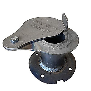 LavaLock BBQ Smoker Supply Uds Ugly Drum Parts Intake Teardrop Vent Damper 1-1/2 Flange for 55 Gallon Drum