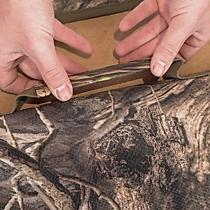 Drake Waterfowl Floating Side-Opening Padded Gun Case - Soft Rugged Waterproof Hunting Shooting Gun Carry Bag for Storage & Transportation, Mossy Oak Terra Bayou