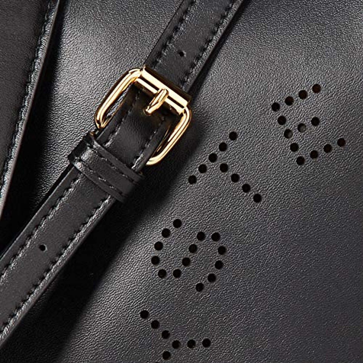 Stella McCartney 513860 W8542 2-Way Handbag with Logo Pouch Black