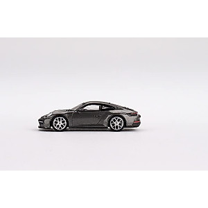 True Scale Miniatures Model Car Compatible with Porsche 911 (992) GT3 Touring (Agate Grey Metallic) Limited Edition 1/64 Diecast Model Car MGT00373