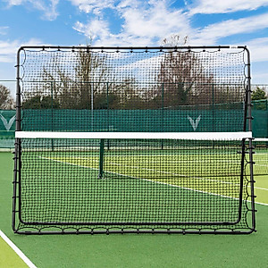 Tennis Rebound Net Trainer (9' x 7') - New and Improved 2017 Model [Net World Sports]