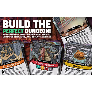 Dynamic Gorilla Dungeon Doors: RPG Board Game for 3-6 Players | Family & Adult Role-Playing | Ages 14+ | 40-Min Play