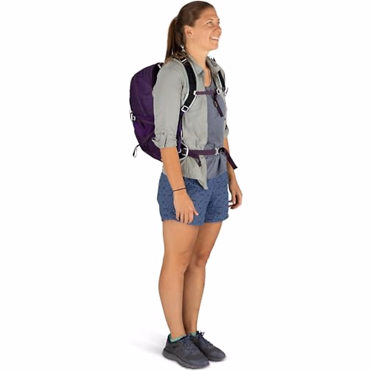 Osprey Tempest 20L Women's Hiking Backpack with Hipbelt, Violac Purple, WM/L