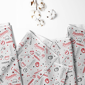 Bacati Muslin 2 Piece Crib Sheets, Basketball/Orange/Grey