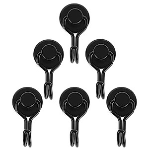 Alipis 12 pcs Functional Hooks Mount Magnetic Bedroom Pot Wall Entryway Coat Fridge Heavy Classroom Key Holder Towel Practical Cabins Holders Utensils Neodymium Nursery Wall-Mounted